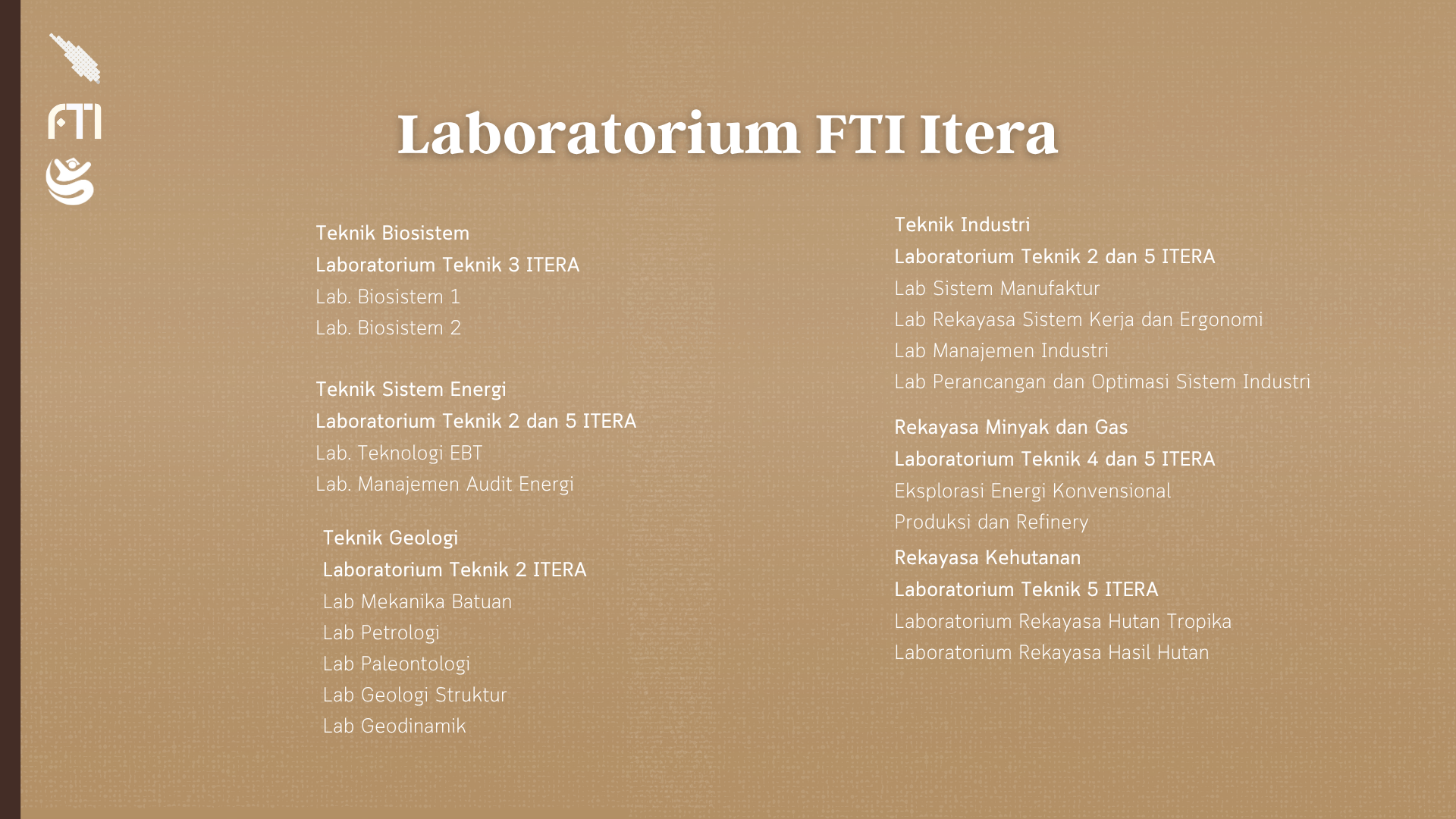 FTI Potret 2022/2023 - Fakultas Teknologi Industri