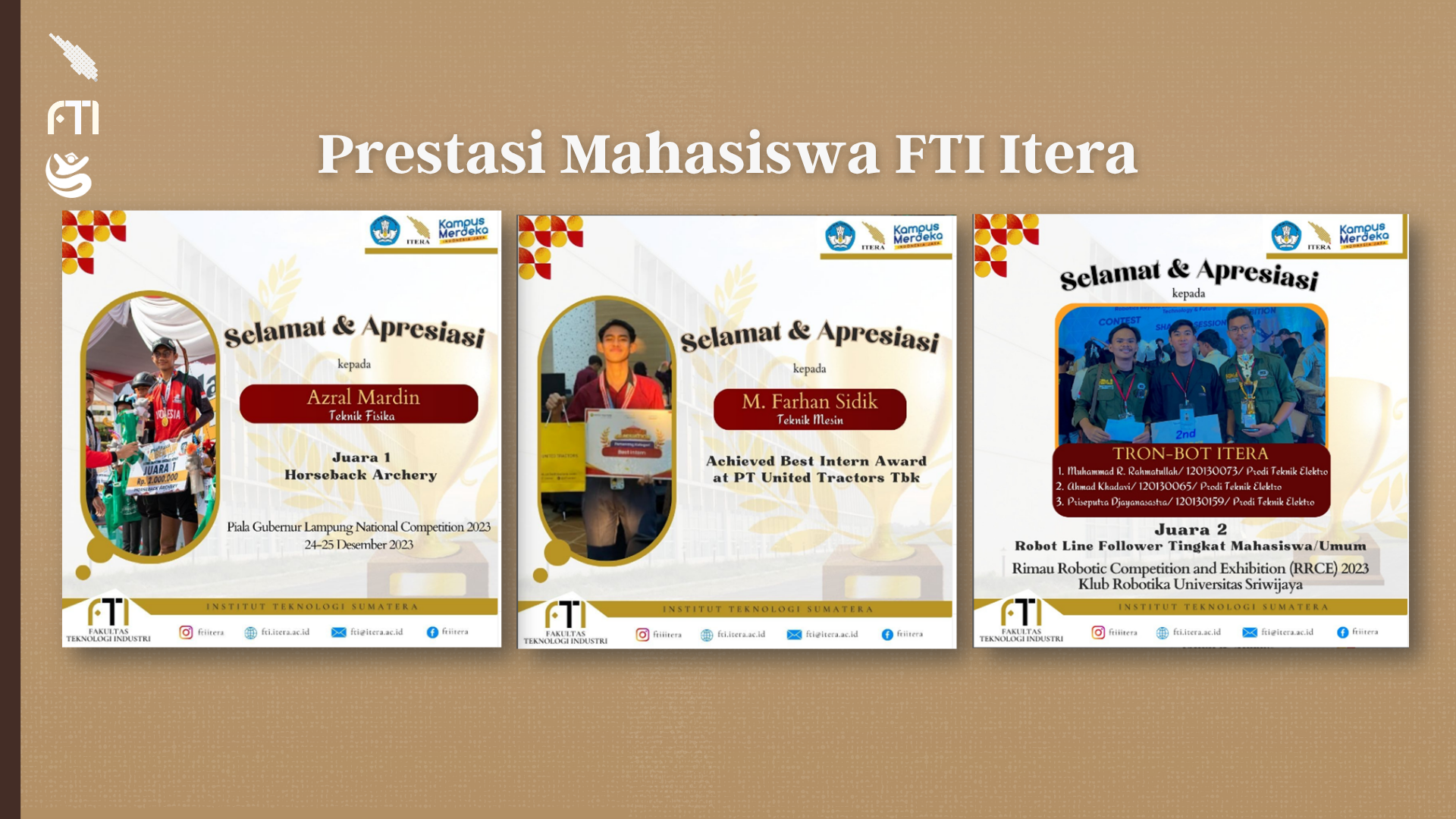FTI Potret 2022/2023 - Fakultas Teknologi Industri