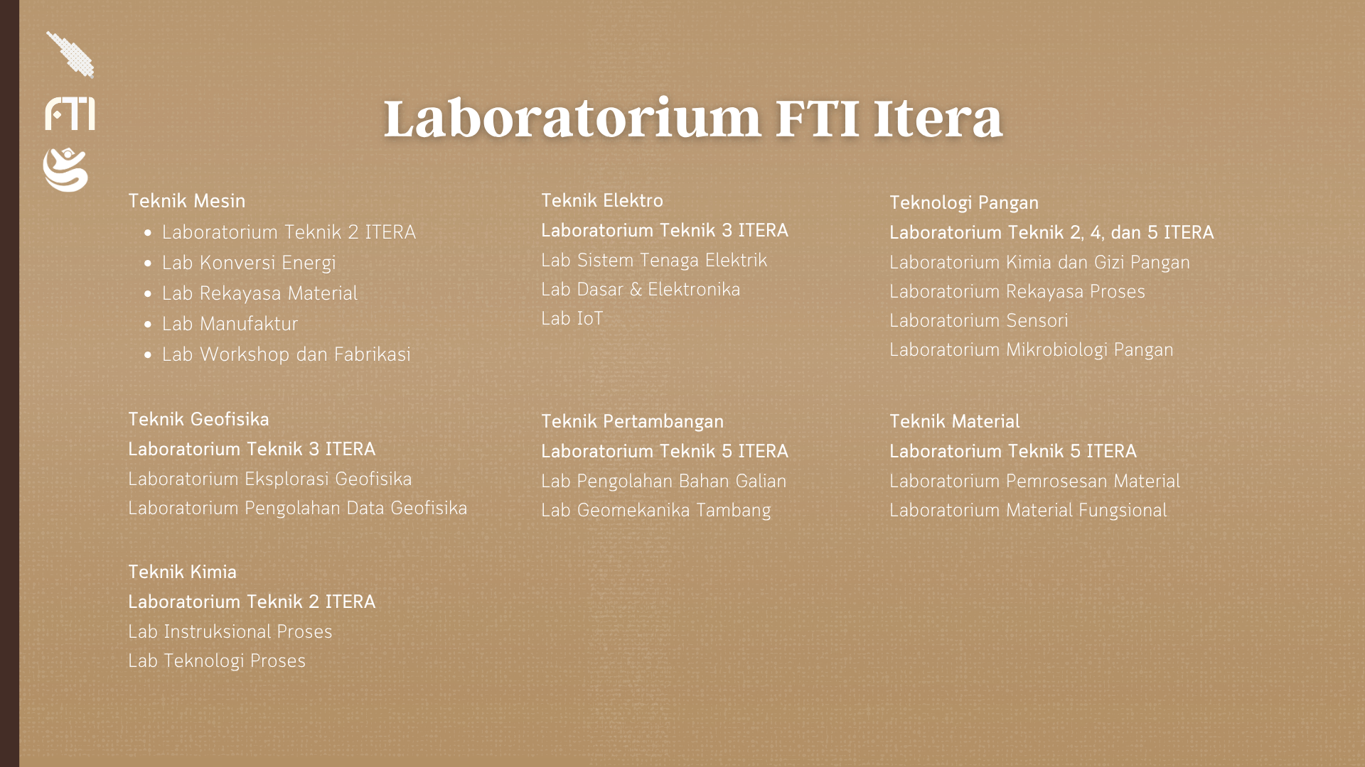 FTI Potret 2022/2023 - Fakultas Teknologi Industri